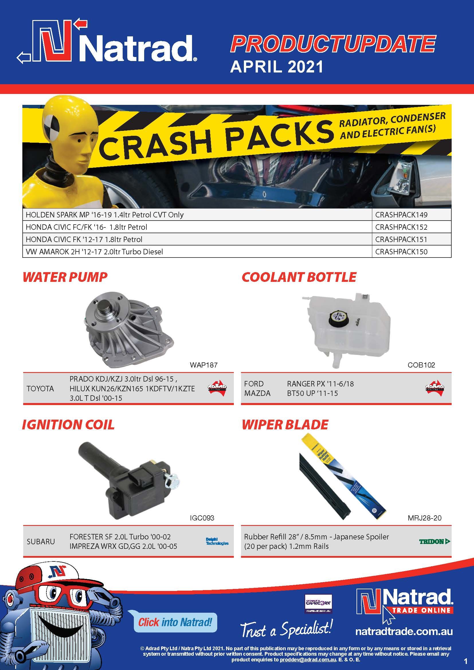 Natrad | Product Updates