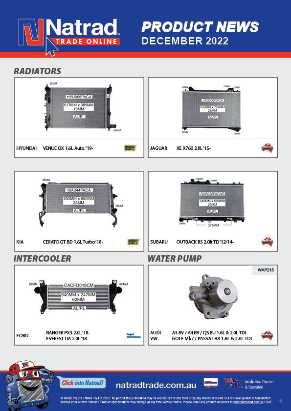 Natrad | Product Updates