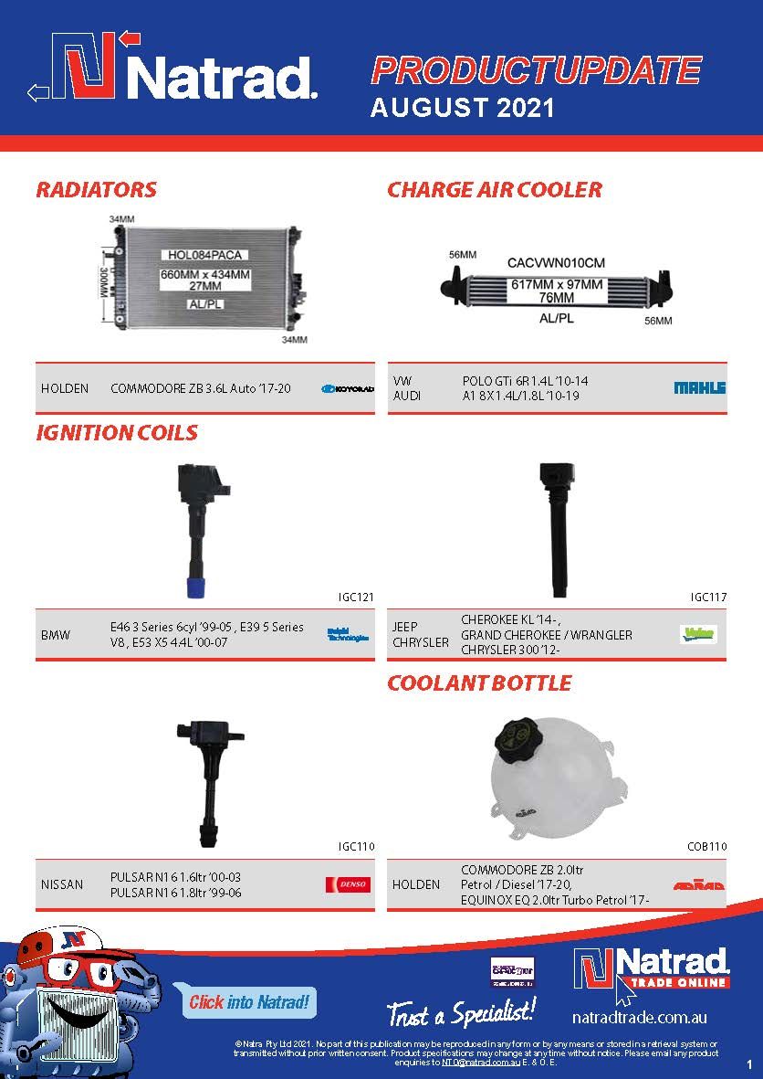 Natrad | Product Updates