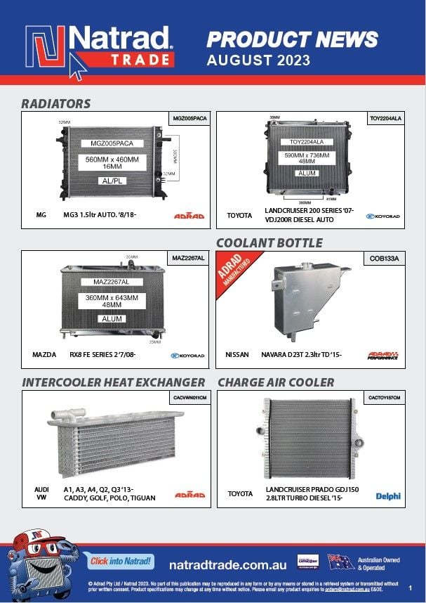 Natrad | Product Updates