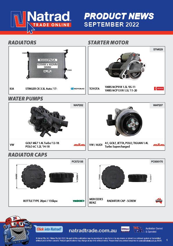 Natrad | Product Updates