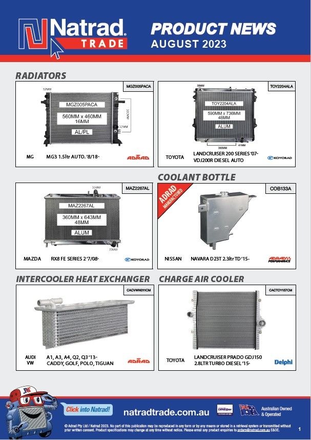 Natrad | Product Updates