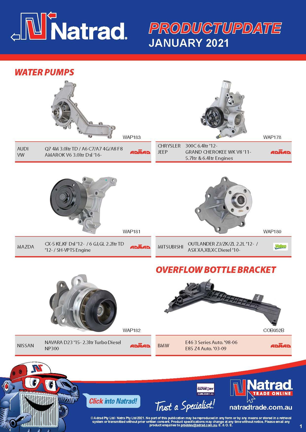 Natrad | Product Updates