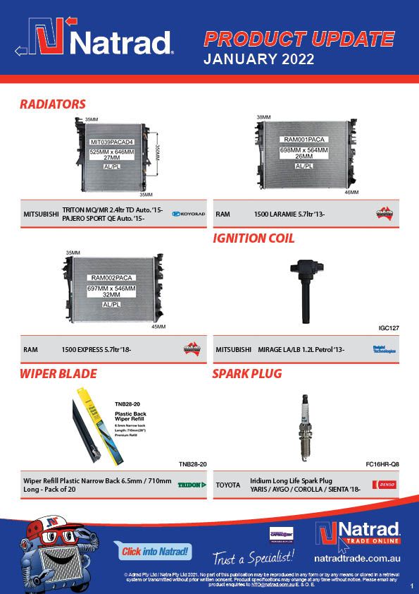 Natrad | Product Updates