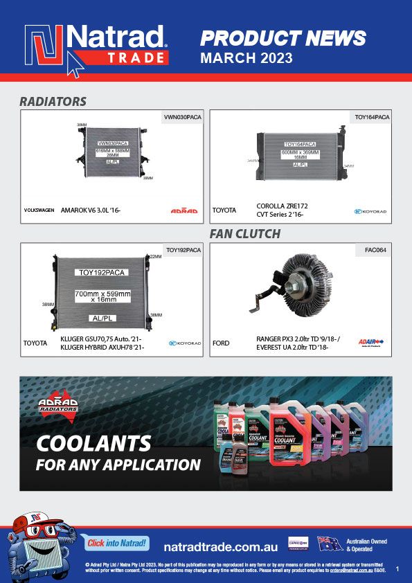 Natrad | Product Updates