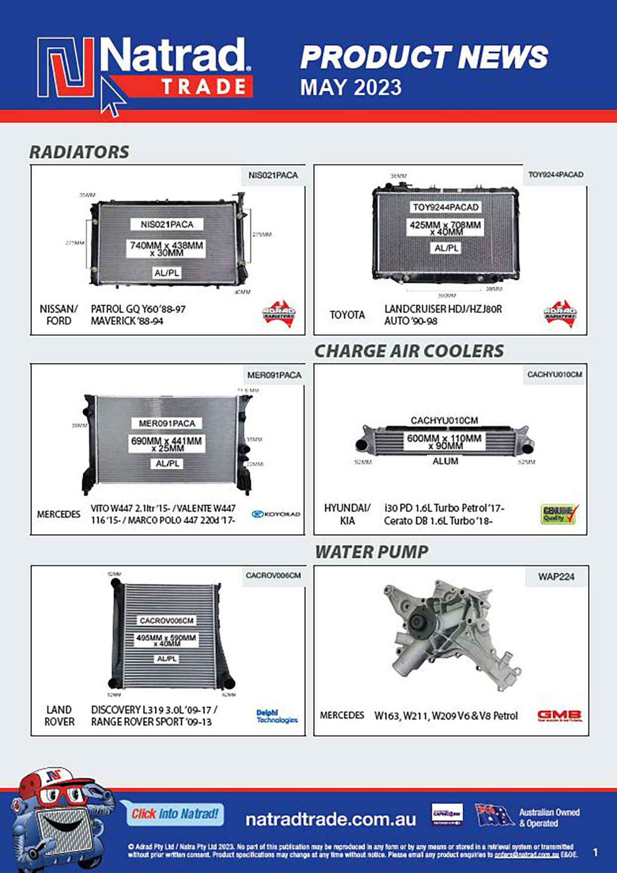 Natrad | Product Updates
